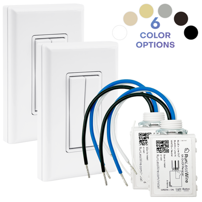 3-Way Wireless Fan & Light Switch Kit – RunLessWire