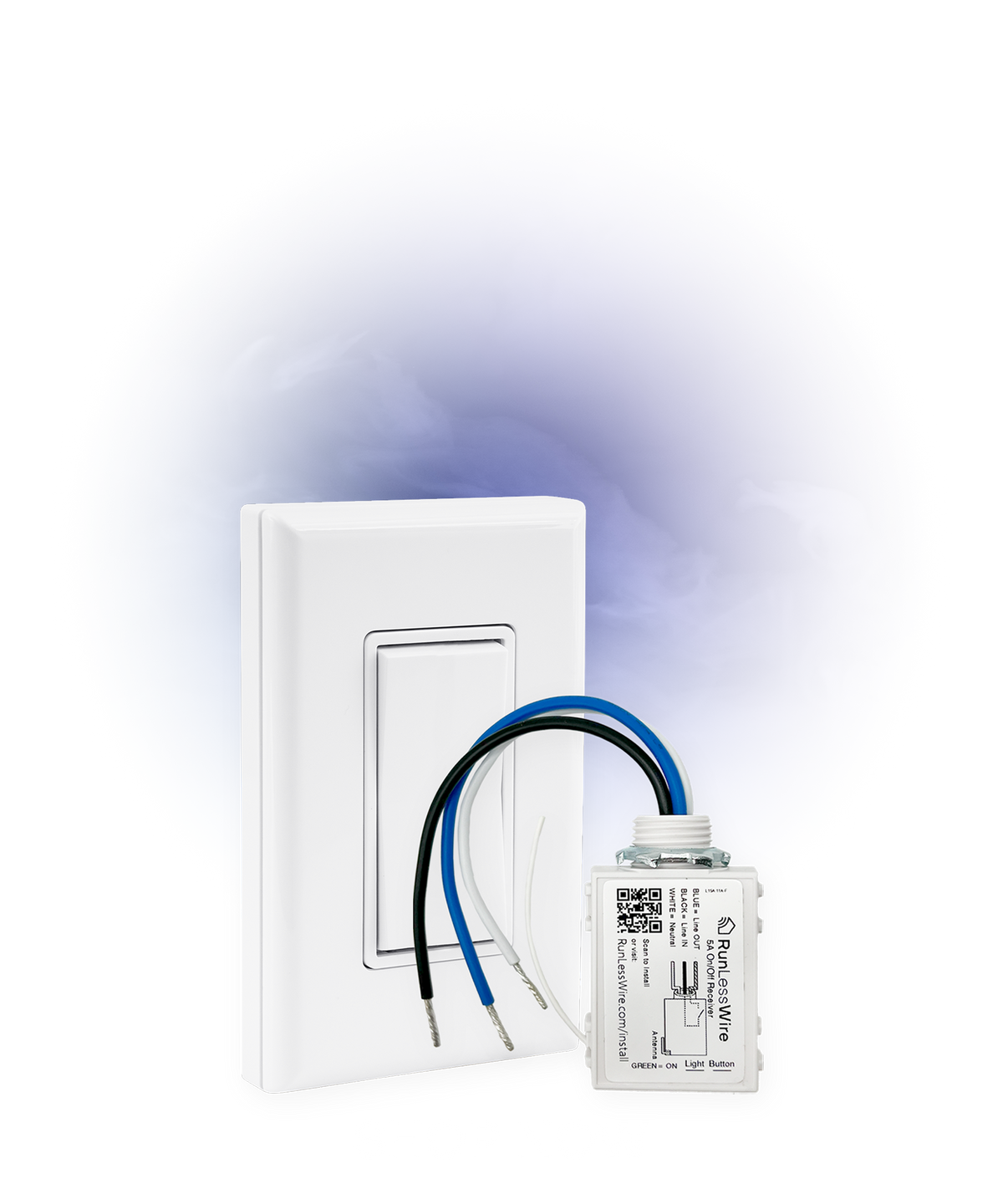 RunLessWire Battery-Free & Wireless Light Switches
