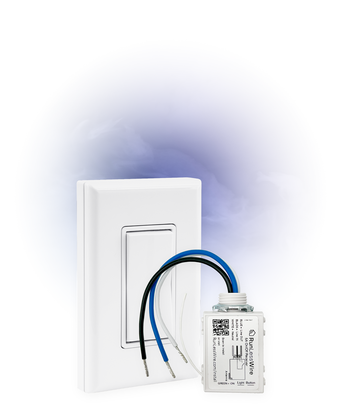 RunLessWire Battery-Free & Wireless Light Switches