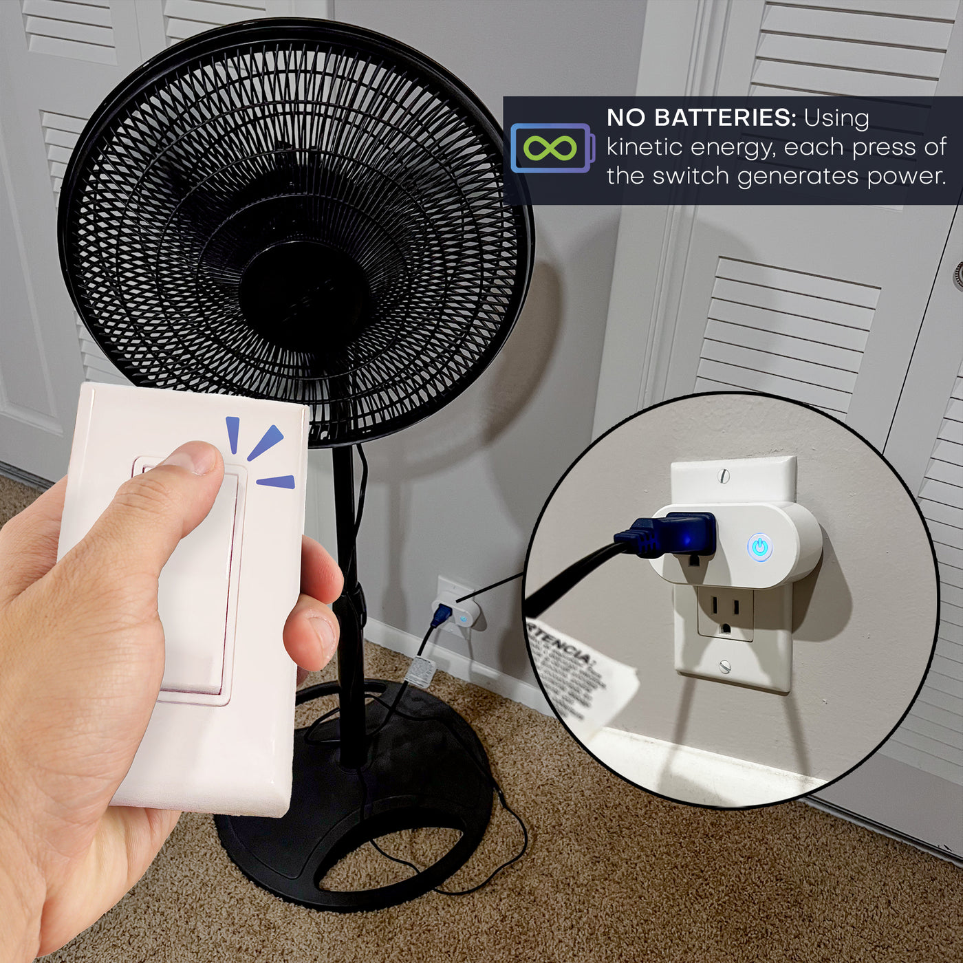 BT SERIES - WALL PLUG SWITCH KIT